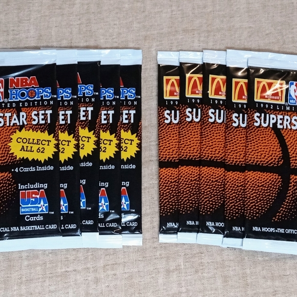 NBA | Toys | Packs 1992 Mcdonalds Nba Hoops Superstar Set Usa Olympic ...
